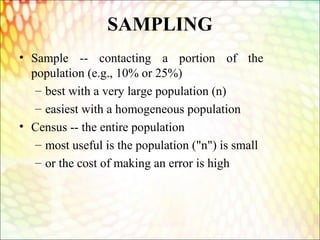 Sampling design ppt | PPT