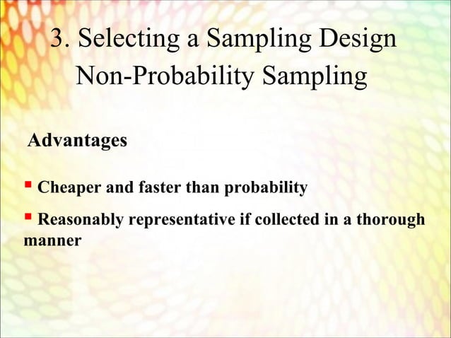 Sampling design ppt | PPT