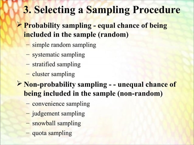 Sampling design ppt | PPT