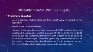 Sampling designs | PPTX