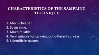 Sampling designs | PPTX