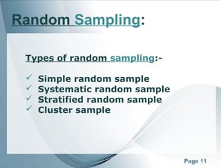 Sample and Sampling designs | PPT