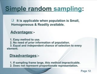 Sample and Sampling designs | PPT