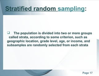 Sample and Sampling designs | PPT
