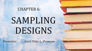 Sampling designs | PPTX