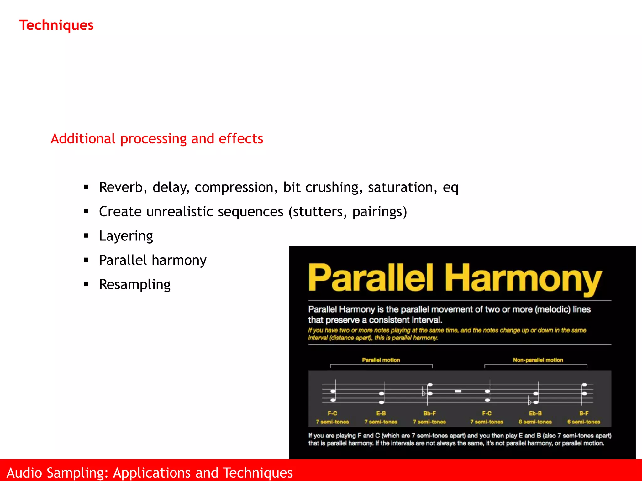 Audio Sampling: Application and Techniques | PDF