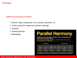 Audio Sampling: Application and Techniques | PDF