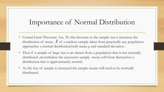 Sampling distribution by Dr. Ruchi Jain | PPT