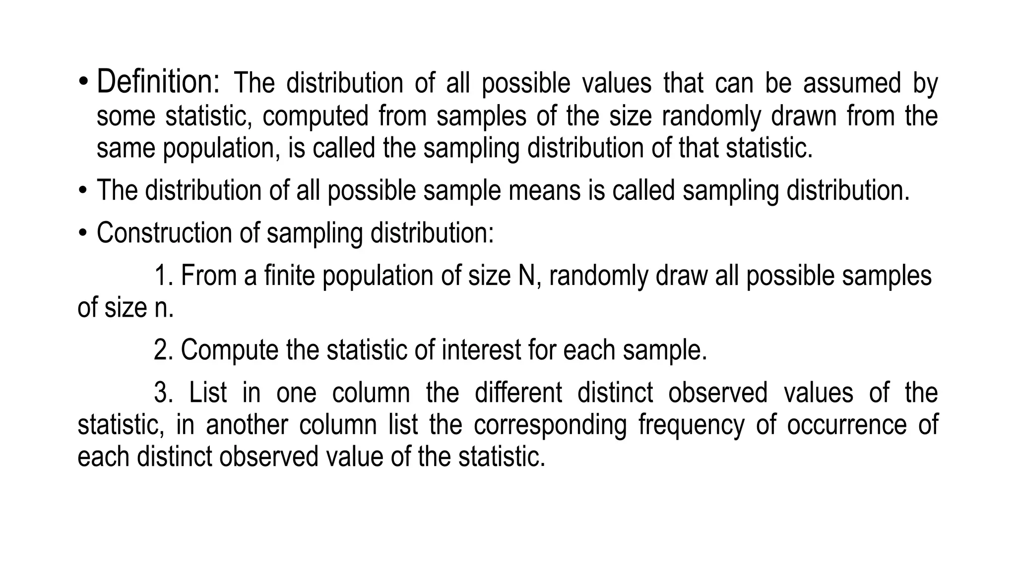 Sampling distribution.pptx | Physics | Science