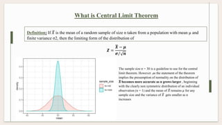 Fundamentals of Sampling Distribution and Data Descriptions | PPTX