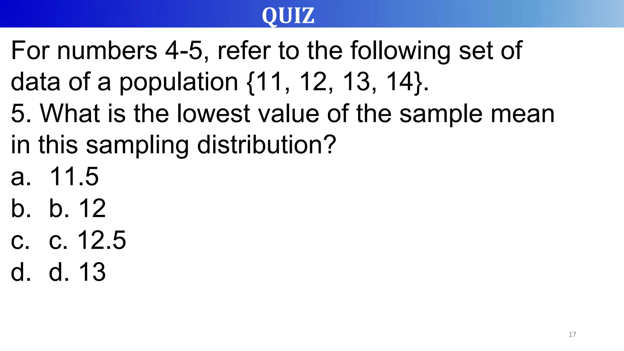 Sampling Distribution ofthe Sample Mean.pptx