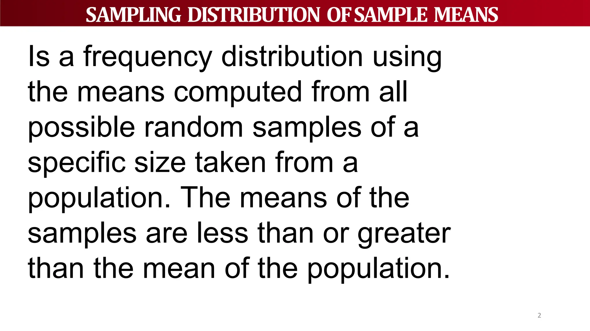 Sampling Distribution ofthe Sample Mean.pptx