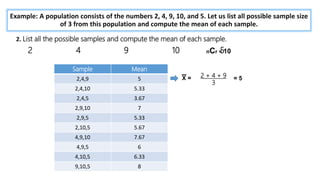 SAMPLING DISTRIBUTION ppt..pptx | Physics | Science