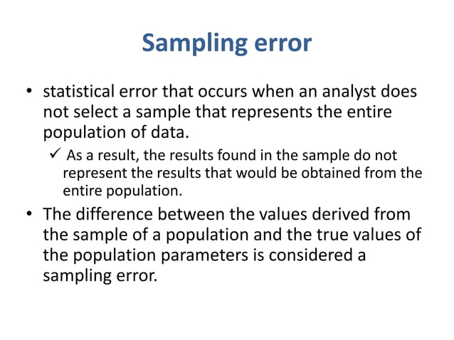 sampling error.pptx | Science