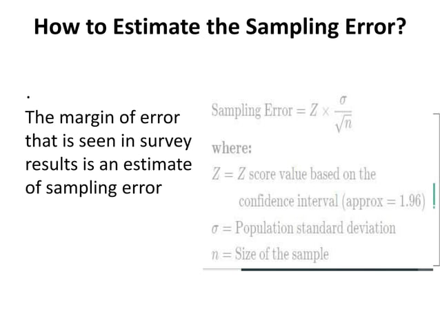 sampling error.pptx | Science