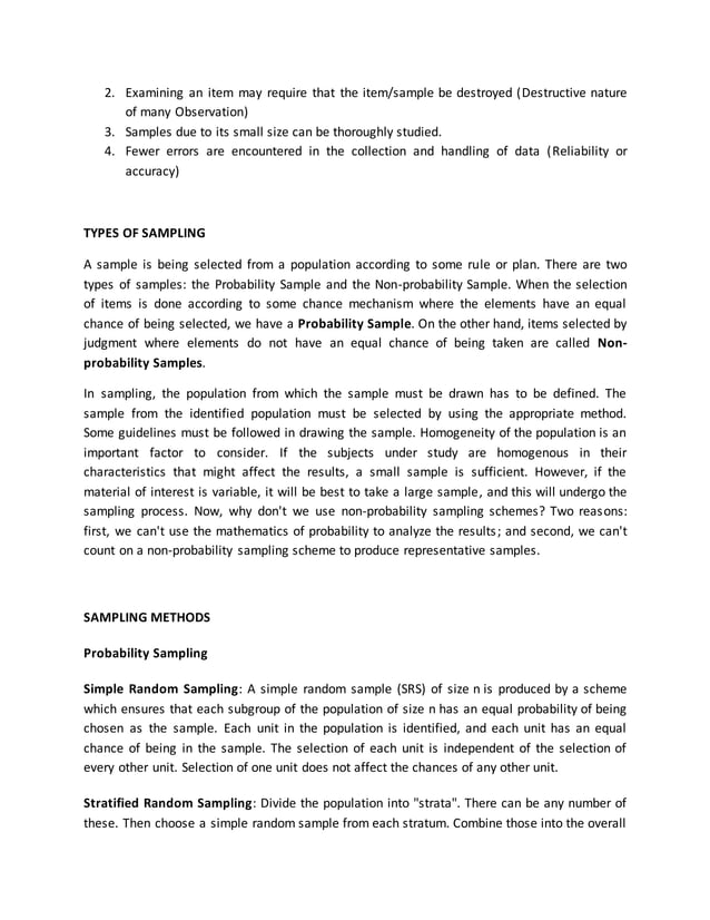 Sampling in Research | PDF
