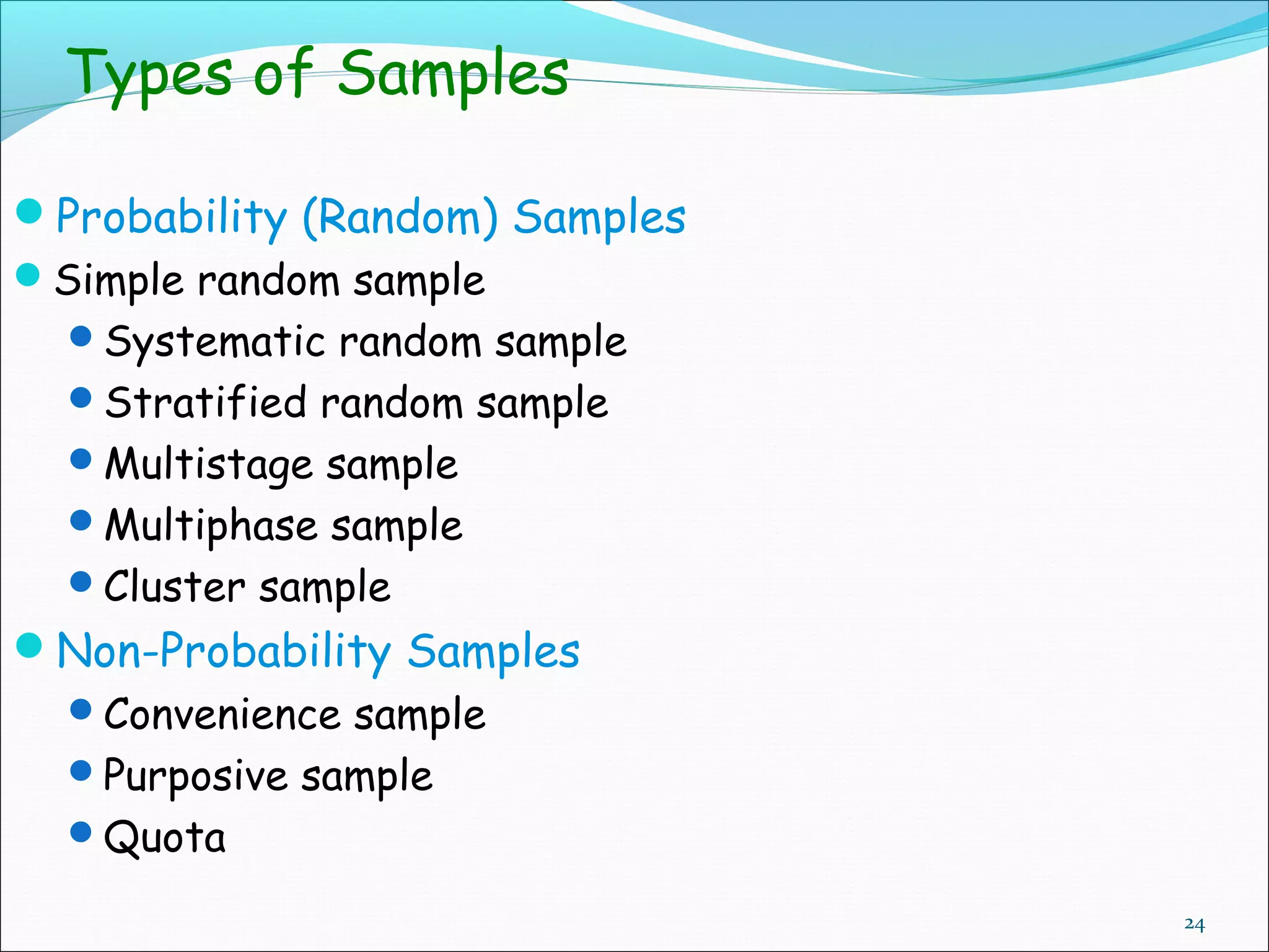 Sampling for natural and social sciences | PPT