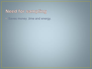 Sampling fundamentals | PPTX