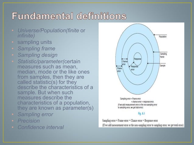 Sampling fundamentals | PPTX