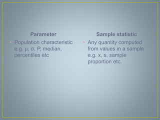 Sampling fundamentals | PPTX