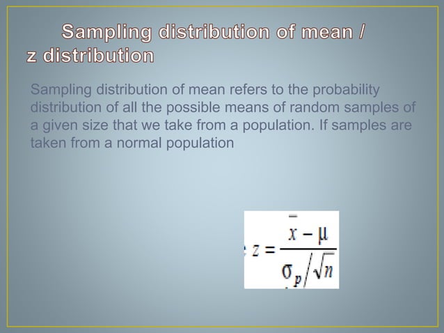 Sampling fundamentals | PPTX