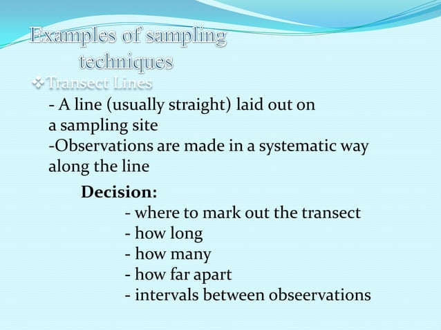 Sampling Group 8 | PPSX | Geography | Science
