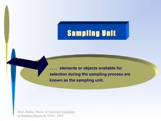Sampling gud one | PPT