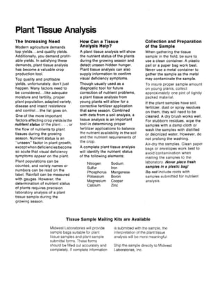 Plant Sampling Guide | PDF
