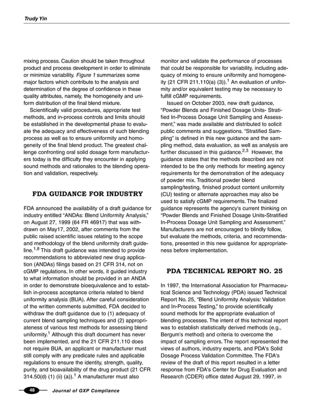 Sampling in process validation | PDF | Pharmaceutical Industry | Industries