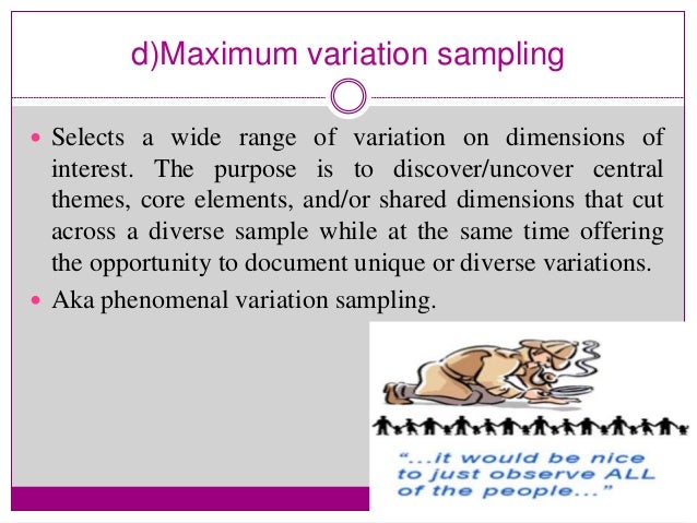 Sampling in qualitative researc