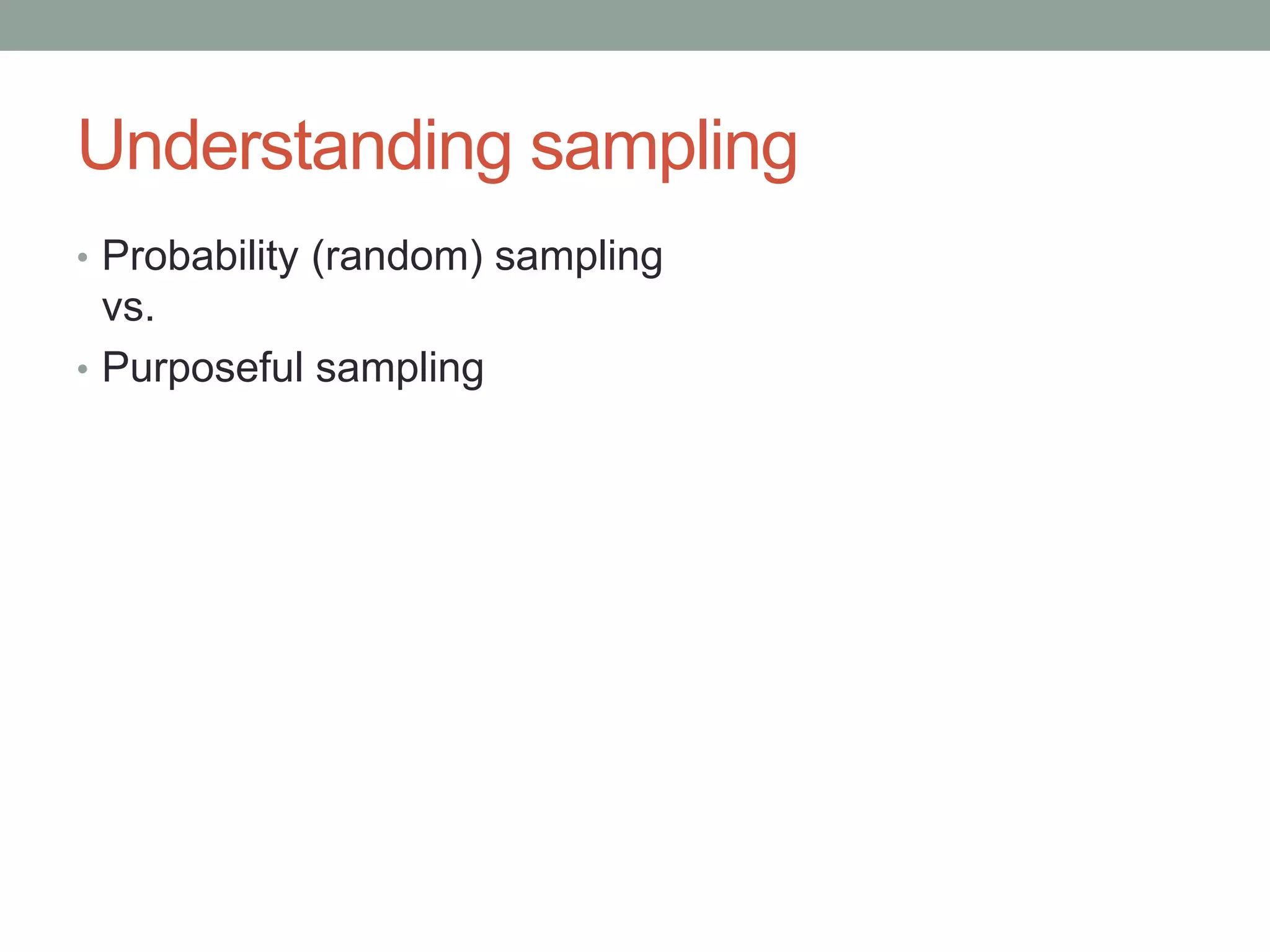 Sampling in qualitative research | PPTX