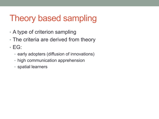 Sampling in qualitative research | PPTX