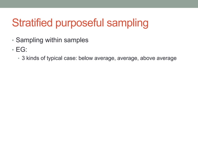 Sampling in qualitative research | PPTX
