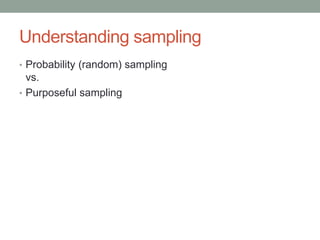 Sampling in qualitative research | PPTX