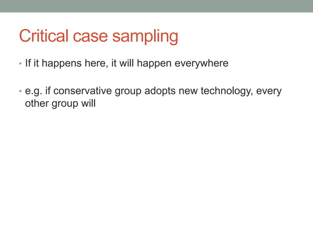 Sampling in qualitative research | PPTX