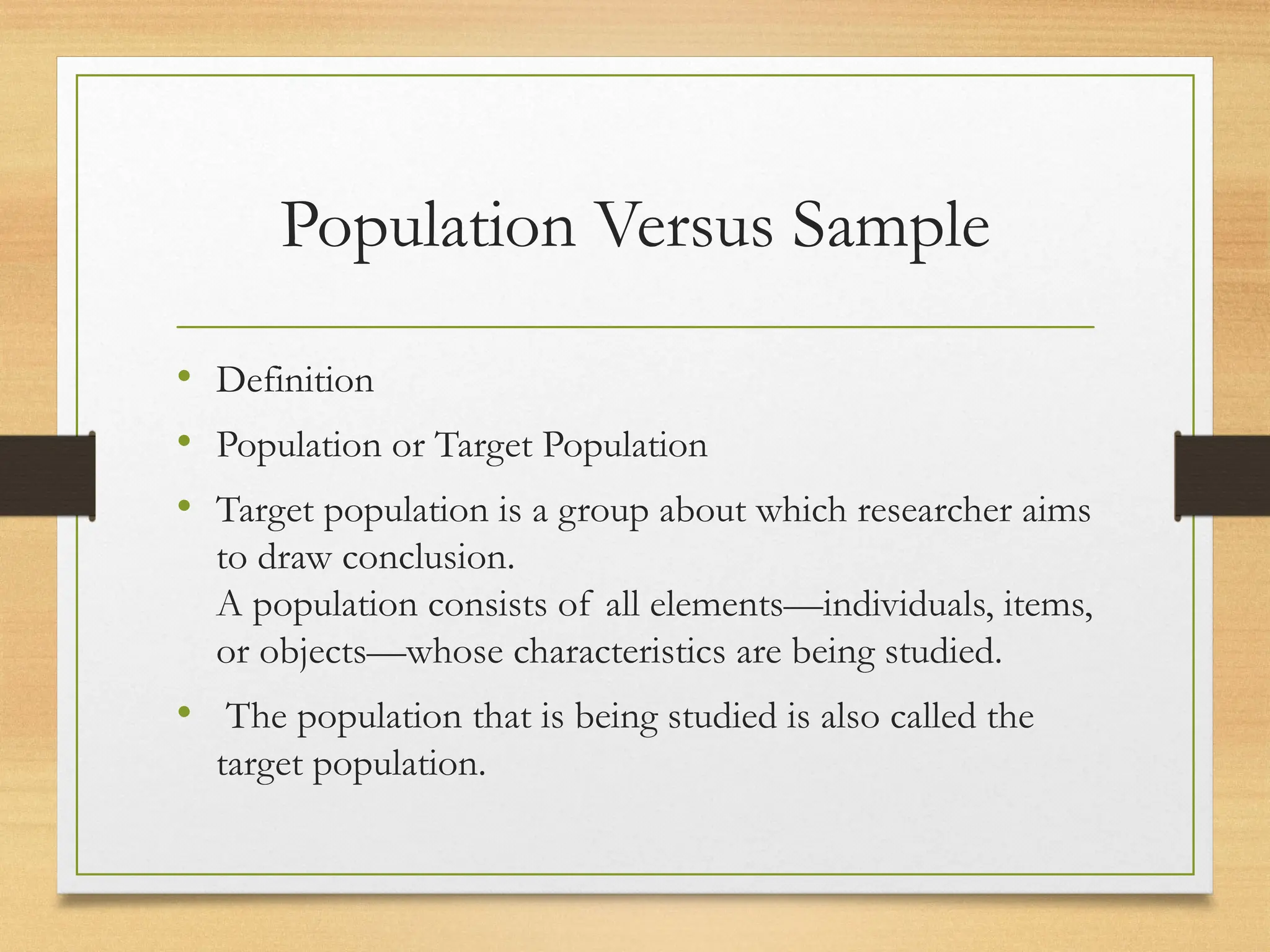 Sampling in quantitative research for beguiners | PPTX