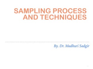 Sampling in research | PDF