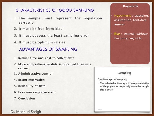 Sampling in research | PDF