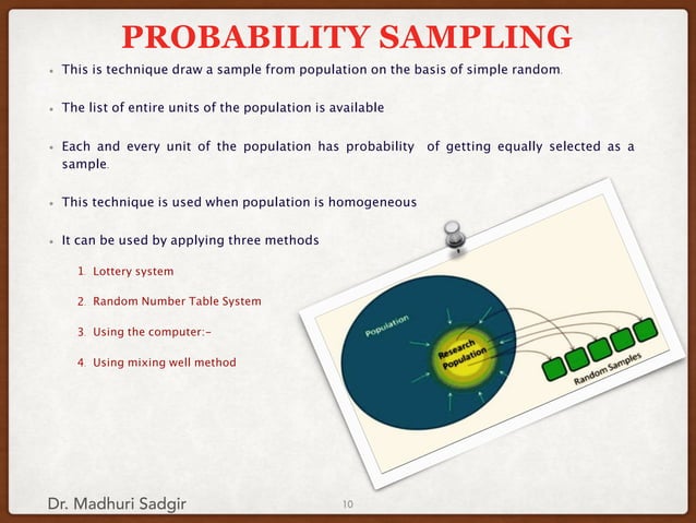 Sampling in research | PPT