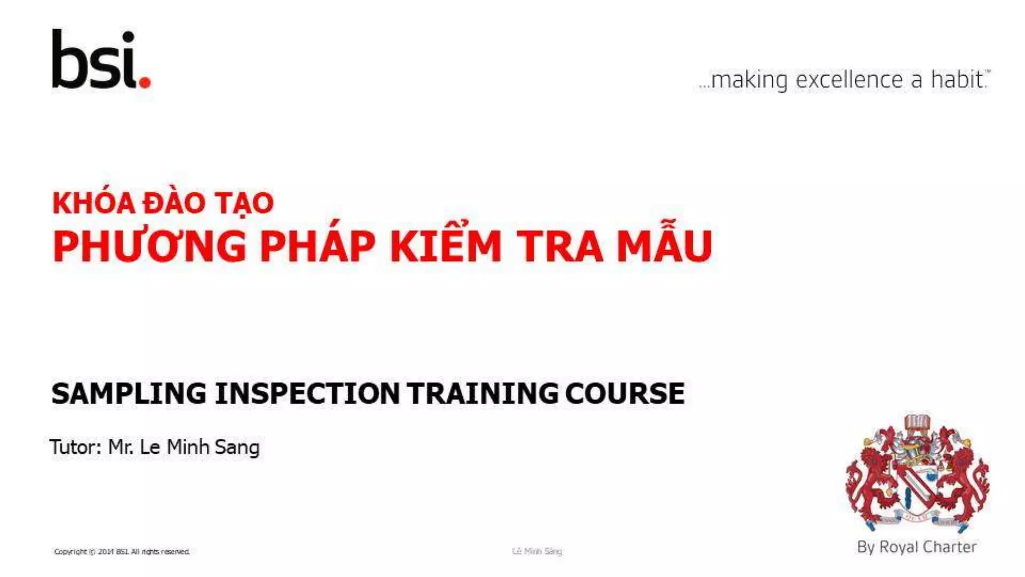 Sampling Inspection (Kỹ thuật kiểm tra mẫu) | PPTX
