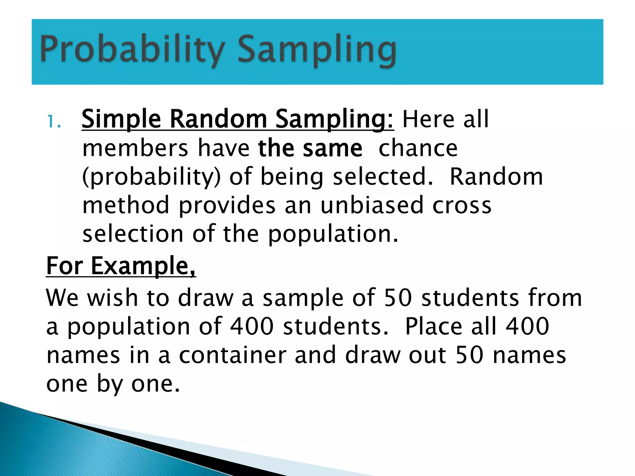 Sampling & Its Types | PPTX