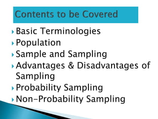 Sampling & Its Types | PPTX