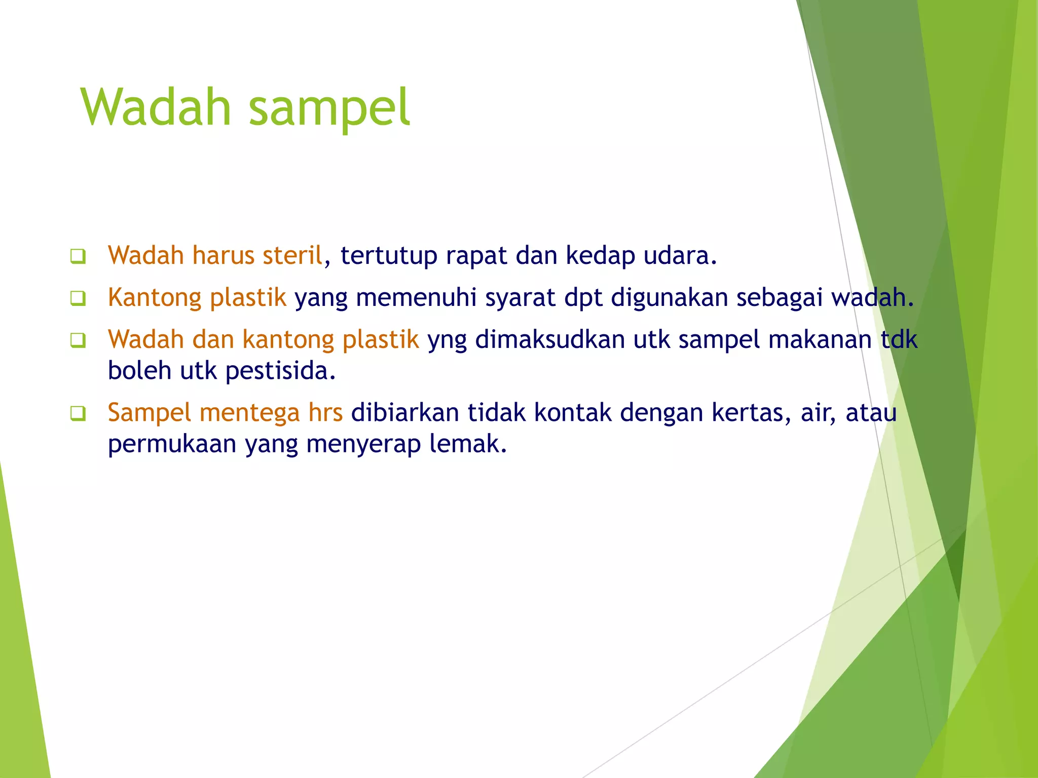 sampling makanan.ppt