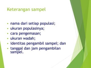 sampling makanan.ppt