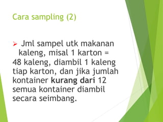 sampling makanan.ppt