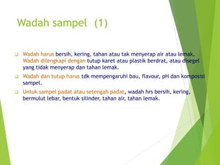 sampling makanan.ppt