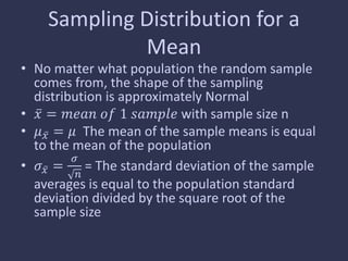 Sampling means | PDF