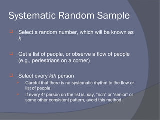 Sampling methods PPT | PPT