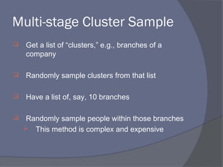 Sampling methods PPT | PPT