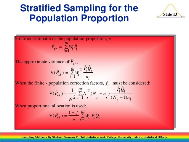 Sampling methods